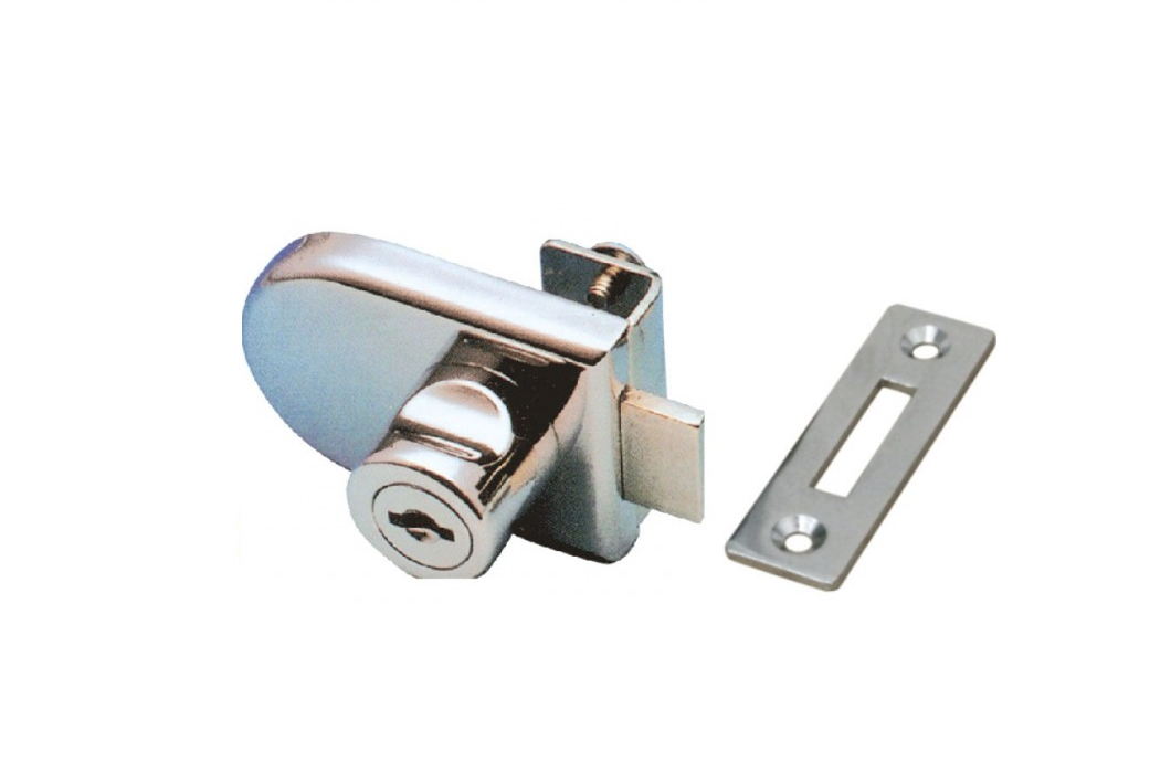 Chapa 401 Para Puerta Vitrina – Vidrio 5mm | ghdco