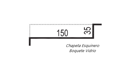 Chapeta Esquinero Superior E Inferior | ghdco